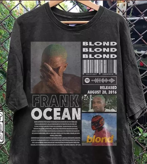T-SHIRT BLOND ALBUM Frank Ocean Rapper taille réelle S-5XL EUR 19,56 ...