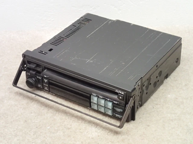 ALPINE 7800 VINTAGE Old School Pull Out AM FM CD Car Stereo Incomplete ...