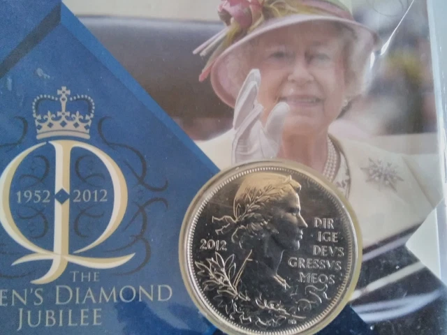 ROYAL MINT SEALED Queen Elizabeth Diamond Jubilee Commemorative £5 Coin ...