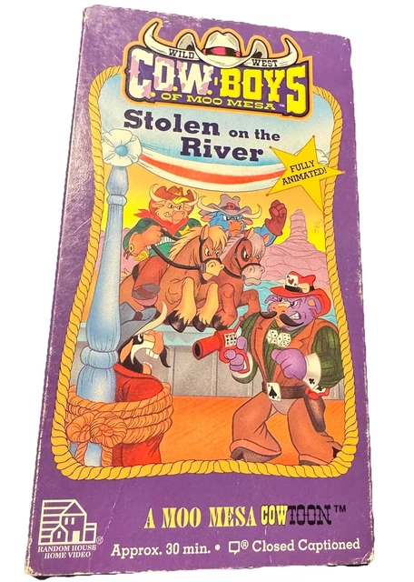 C.O.W. BOYS OF Moo Mesa - Stolen on the River (VHS, 1994) Cartoon £8.16 ...