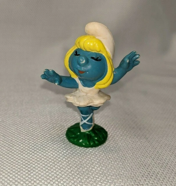 SMURFS BALLERINA BALLET Smurfette Smurf Dancing Vintage PVC Figurine ...