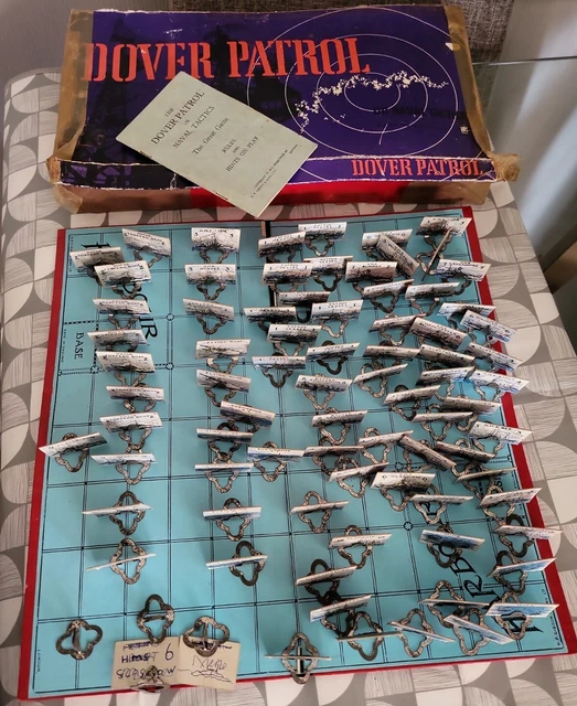 VINTAGE DOVER PATROL Naval Tactics Board Game for SPARES REPAIRS PARTS ...