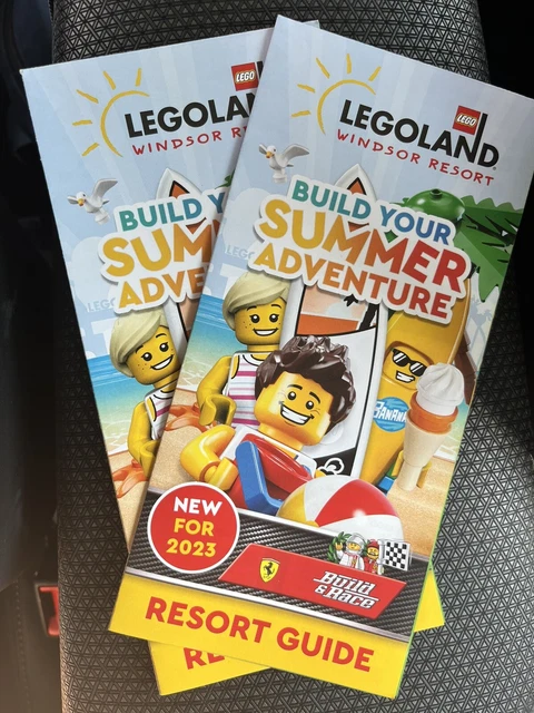 LEGOLAND LEGO WINDSOR 2023 RESORT GUIDE MAP LEAFLET BRAND NEW x 2 £1.50 ...