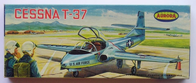 1962 AURORA CESSNA T-37 USAF Jet Trainer Kit 138-130 - MIOB EUR 23,27 ...