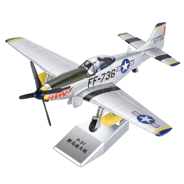1:48 P51D P-51D Fighter Alloy Aircraft Model Military Plane Souvenir Craft £56.39 - PicClick UK