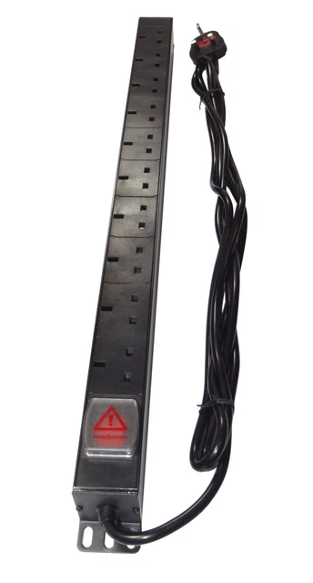 10 WAY UK PDU - VERTICAL MOUNT Switched Power Distribution Unit 19" Rack 13A £31.00 - PicClick UK