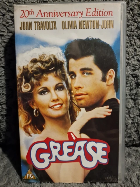 GREASE 20TH ANNIVERSARY Edition VHS Video Tape John Travolta Olivia ...