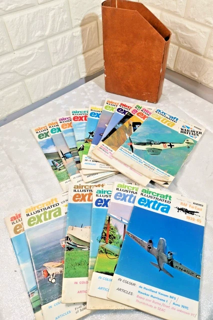 AIRCRAFT ILLUSTRATED EXTRA Magazine Issues 1 to 16 Complete With Binder ...
