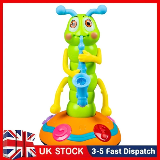 KIDS DANCING SAXOPHONE Caterpillar Automatic Obstacle Avoidance Dancing ...