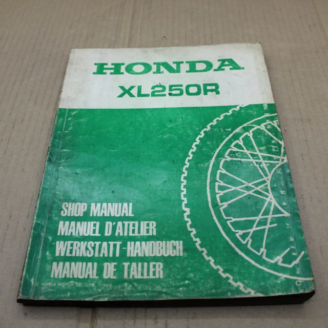 Honda 250 Xlr Fiche Technique