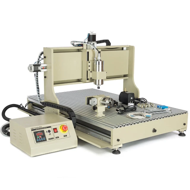 USB 4AXIS 8050 CNC Router Engraver 3D Engraving Drilling Milling ...