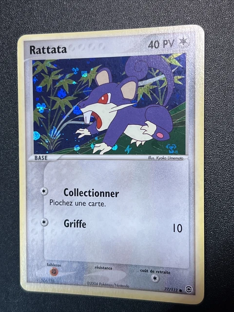 POKÉMON: RATTATA 40 PV - Ex ROUGE FEU/ VERT FEUILLE 77/112 - REVERSE EUR 10,00 - PicClick FR