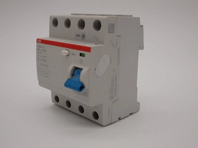 ABB F204 RCCB 63 Amp 30mA Four Pole RCD 63A 2CSF204101R1630 £79.95 ...