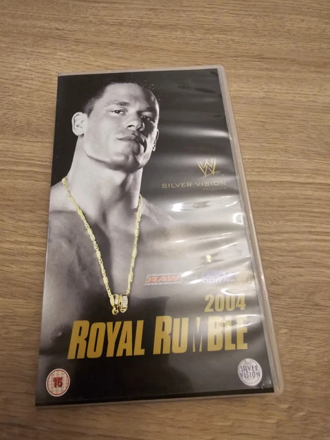 WWE ROYAL RUMBLE 2004 VHS John Cena WWF Wrestling £13.95 - PicClick UK
