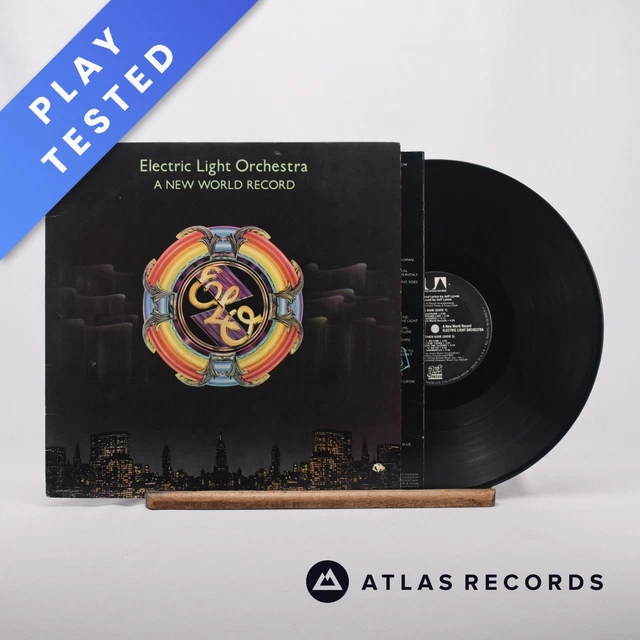 ELECTRIC LIGHT ORCHESTRA A New World Record LP Album Vinyl Record - VG+ ...