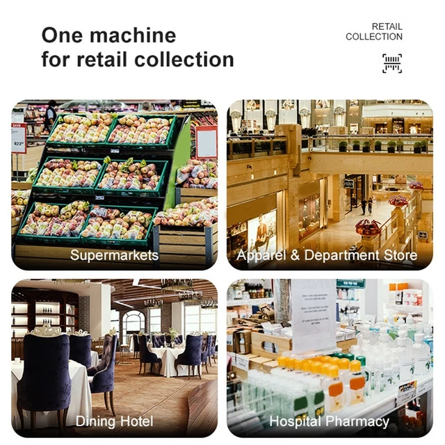 HANDHELD BLUETOOTH BARCODE Scanner QR Code 1D 2D Barcode Reader with ...