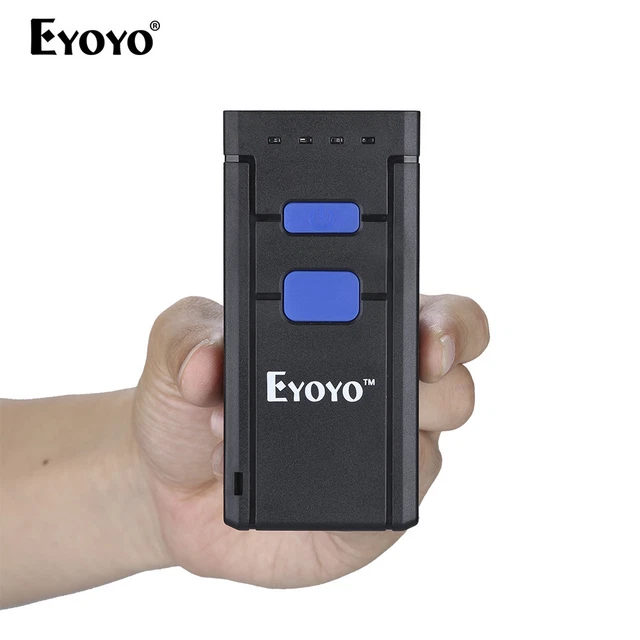 EYOYO WIRELESS BLUETOOTH Barcode Scanner CodeReader For Android IOS ...