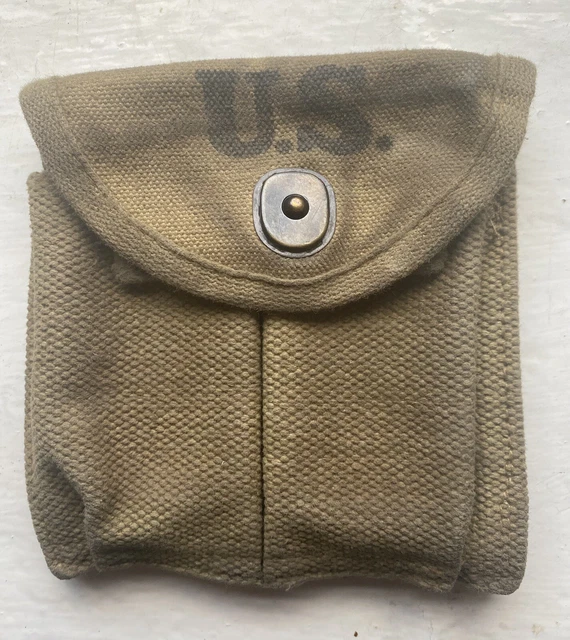 WW2 US ARMY Canvas Carbine Pouch 1944 (4) £26.99 - PicClick UK
