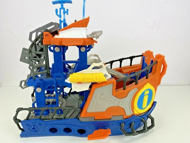 FISHER PRICE IMAGINEXT Deep Sea Mission Command Ship Boat DFX93 2015 ...
