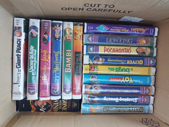 DISNEY VHS TAPES £41.27 - PicClick UK