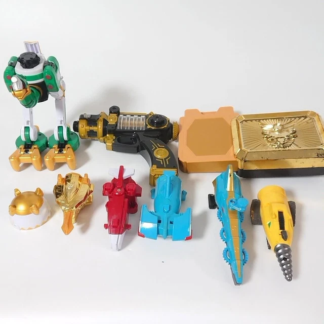 BANDAI JAPÓN MEGAZORD Power Rangers Megaforce Sentai Goseiger DX Header ...