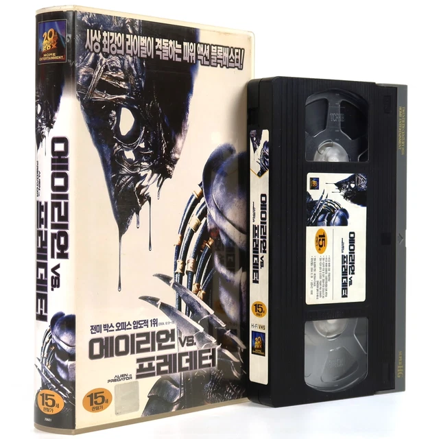 AVP ALIEN VS. Predator (2004) Korean VHS Rental [NTSC] Korea Horror £43 ...
