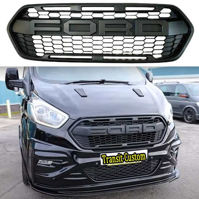 GRILL FOR 2018-2023 Ford Transit Custom Grille Raptor Style Upgrade ...