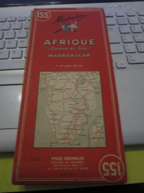 ANCIENNE CARTE MICHELIN Africa (Central And South)/Madagascar/Carte/Map ...