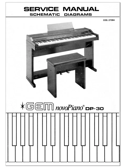 GEM DP-30 SERVICE Manual - Schematic Diagrams Schaltplan - Schema DP30 ...
