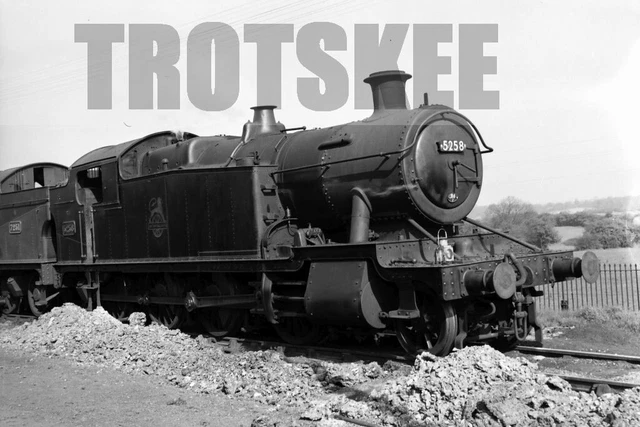 NEGATIVE BR BRITISH Railways Steam Loco 5258 Class 5205 Severn Tunnel ...