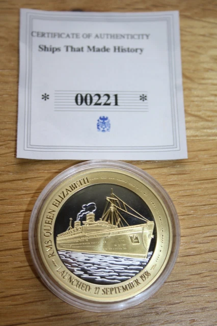 WINDSOR MINT RMS Queen Elizabeth, Ships That Made History, 2010, Mint ... WINDSOR MINT RMS Queen Elizabeth, Ships That Made History, 2010, Mint ...