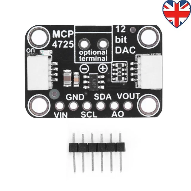 MCP4725 BREAKOUT BOARD 12-Bit I2C DAC Breakout Module Fit for Stemma QT Qwiic £6.95 - PicClick UK