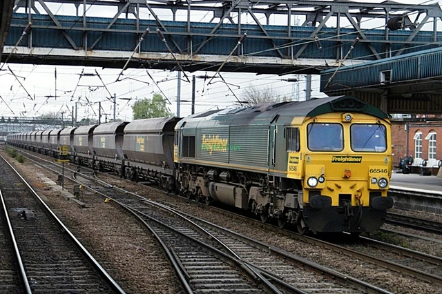 C3 6X4 GLOSSY Photo Freightliner Class 66 66546 @ Doncaster £1.00 ...
