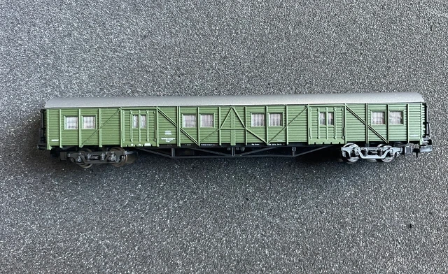 ROCO N GAUGE 02373A Express Parcel Coach for DB Green MINT Boxed Lid ...