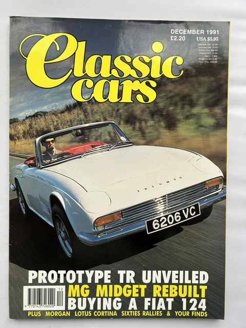 CLASSIC CARS MAGAZINE Prototype Triumph TR Unveiled December 1991 £2.50 ...