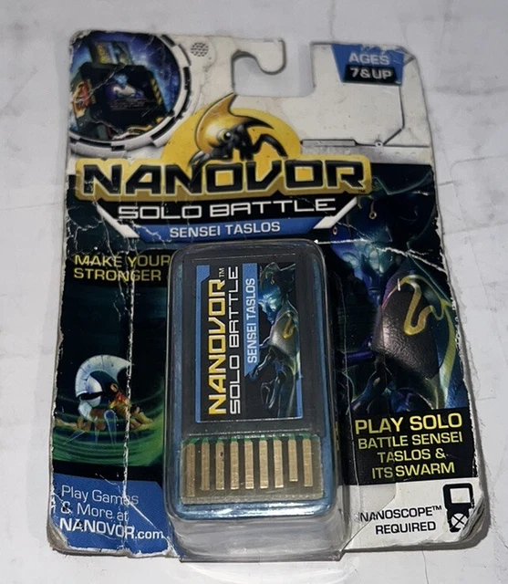 NANOVOR SENSEI TASLOS Solo Battle Cartridge for Nanoscope Video Game ...