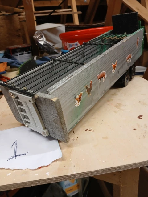 CATTLE SHEEP PIGS, TOY Trailer FOR HAULAGE NO TRUCK .1 Study Pictures ...