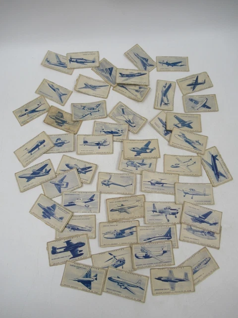 VINTAGE TURF CIGARETTES Cards British Aircraft Collection Bundle T2070 ...