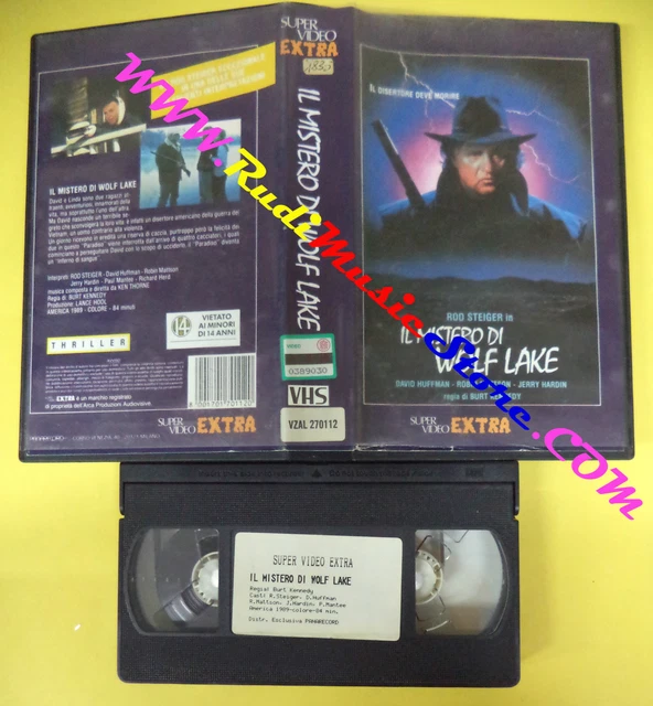 VHS FILM IL MISTERO DI WOLF LAKE 1989 Rod Steiger SUPER VIDEO EXTRA ...