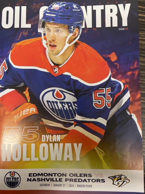 OIL COUNTRY JAN 27 2024 Oilers Vs Nashville Predators McDavid Dylan ...