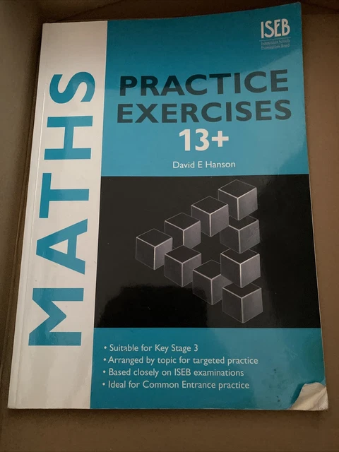 MATHS PRACTICE EXERCISES 13+: Practice Exercises for Common Entrance ...