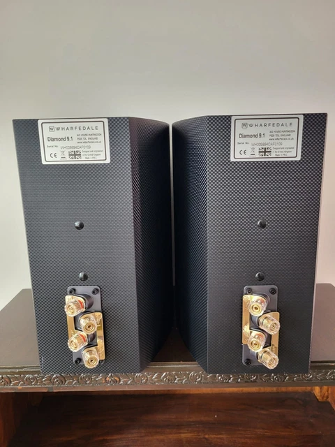 WHARFEDALE BLACKWOOD DIAMOND 9.1 Speakers £75.00 - PicClick UK