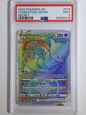2022 POKEMON GO Mewtwo VSTAR 079/078 Secret Rainbow - PSA 9 £130.25 ...