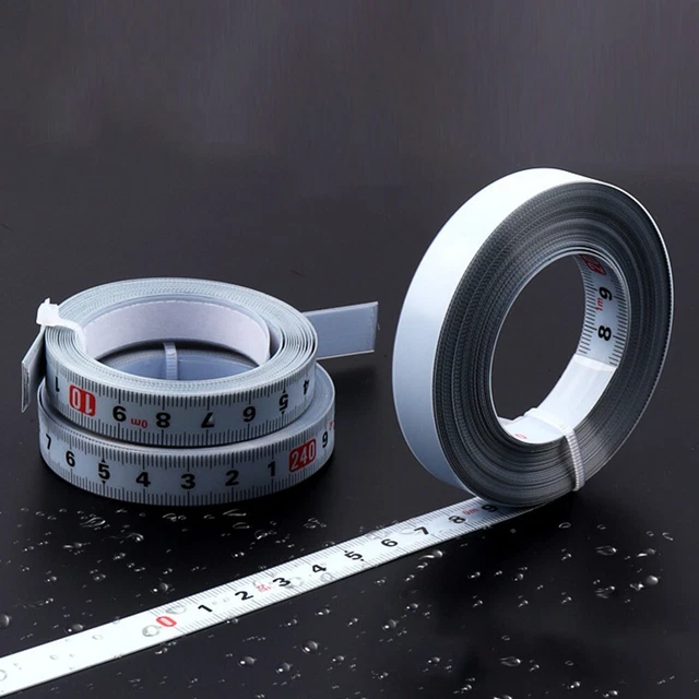 1 METER SELF adhesive measure tape strong adhesiveness multiple ...