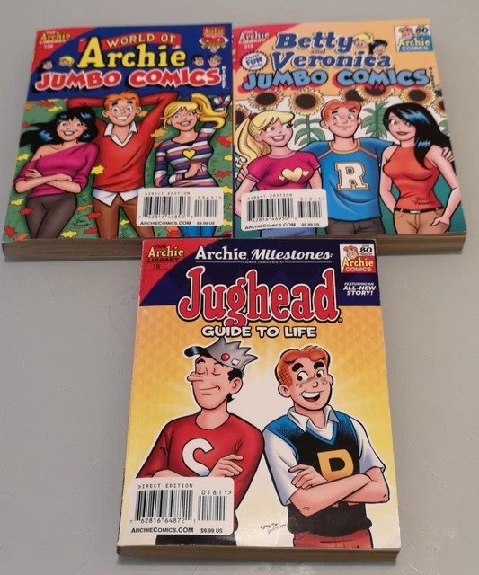 3 ARCHIE JUMBO Comic Digest Double Betty Veronica Jughead 2023 ...