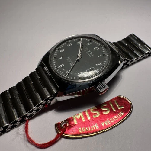 MISSIL NOS HAND Winding Vintage Watch with stunning Grey dial EUR 299 ...