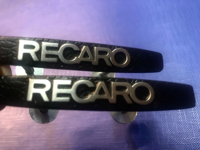 2X EMBLEMAT RECARO emblem badge logo BMW Porsche Alpina VW Opel ...