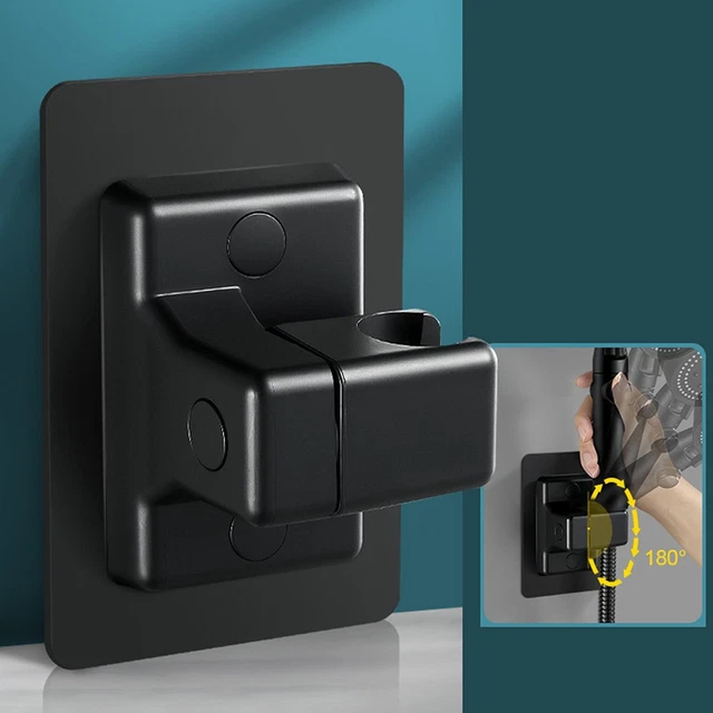 SUPPORT DE BAIN Support de Douche Base Murale Sans Poinçonnage Support ...