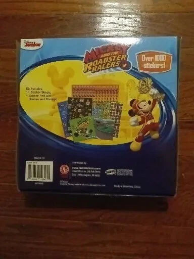 DISNEY MICKEY & the Roadster Racers Sticker Kit 1000+ Stickers Disney ...
