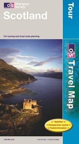 SCOTLAND (OS TRAVEL Map - Tour Map) by Ordnance Survey 0319245365 FREE ...